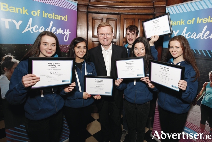 Advertiser.ie - Victory for Galway transition year students at Bank of Ireland TY Academy