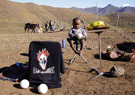 Advertiser.ie - See Jonathan Gunning Clown Around Lesotho!