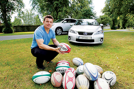 Advertiser.ie - Lexus continues partnership with Brian O'Driscoll