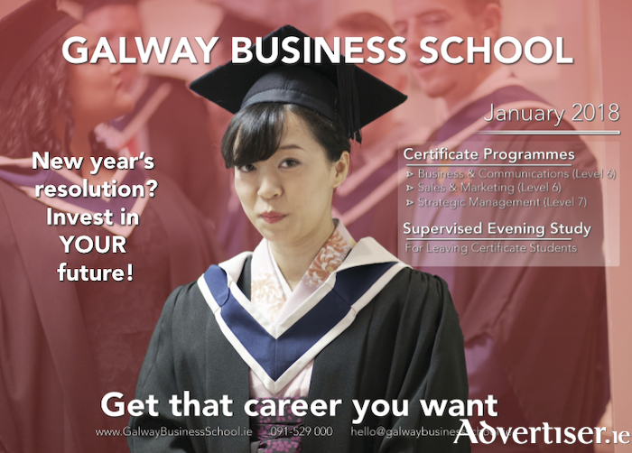 Advertiser.ie - GALWAY BUSINESS SCHOOL - KICKSTART YOUR CAREER!