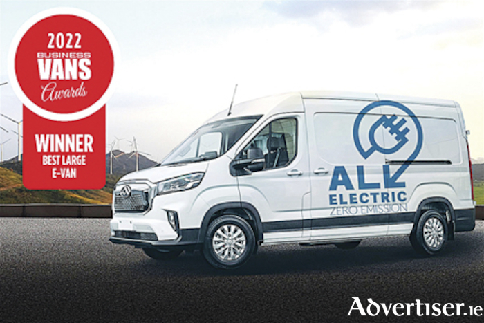 Advertiser.ie - Maxus e Deliver 9 wins ‘Best Electric Van’ award